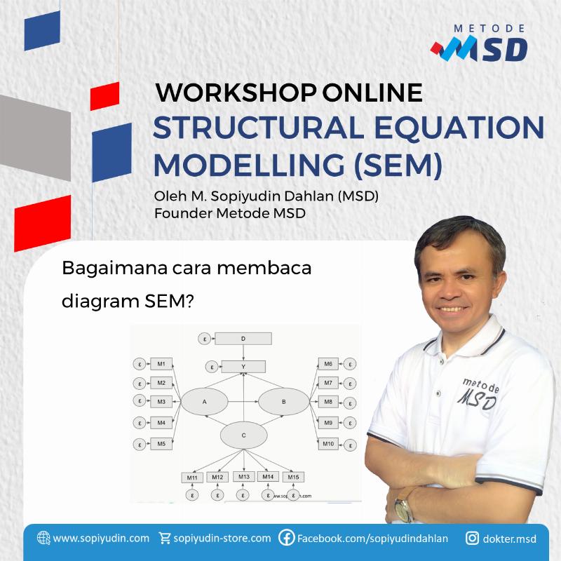 Structural Equation Modeling (SEM) by M. Sopiyudin Dahlan (MSD)