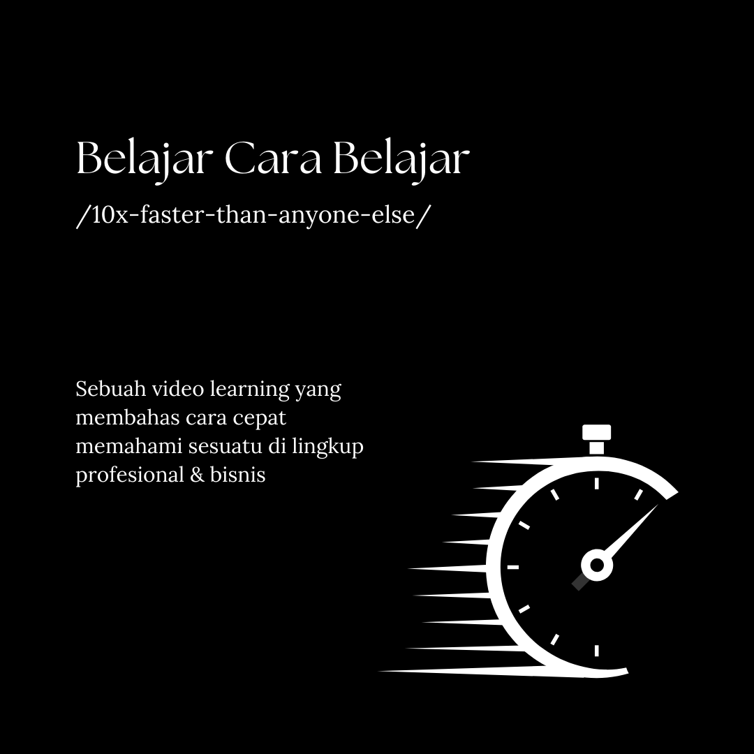 Belajar Cara Belajar by hebosto