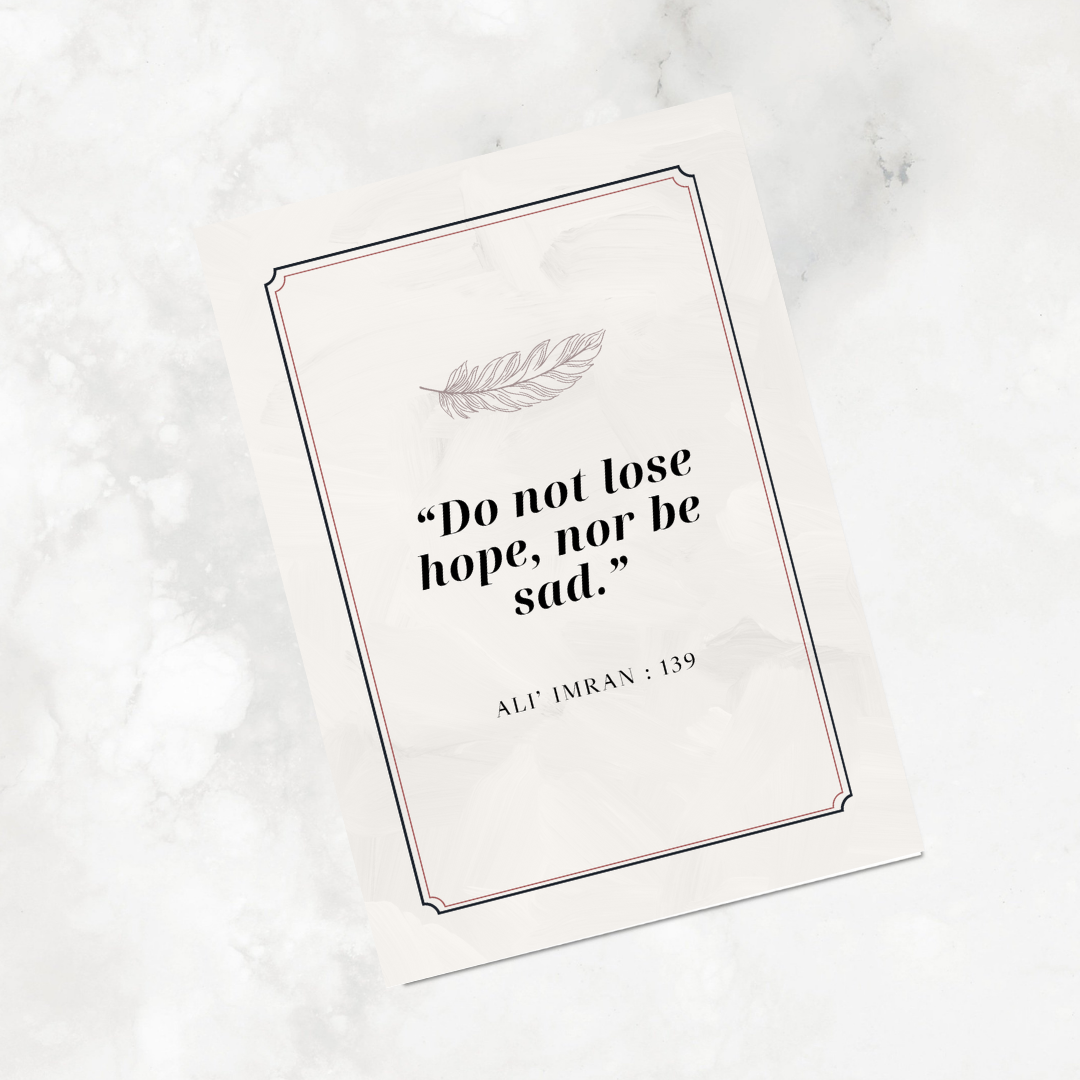 40 Islamic Affirmation Card- Quran verse by HerNotes